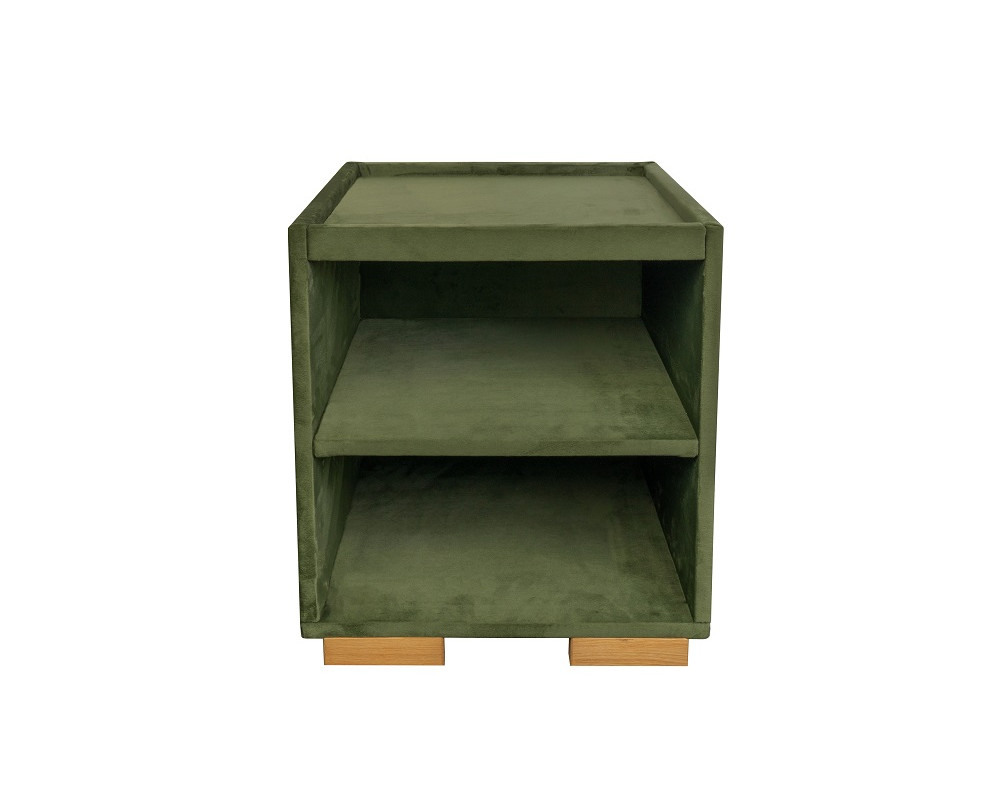 Bedora Leon Éjjeliszekrény, zöld, szövet – idealisalvas.hu